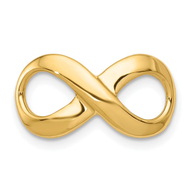 14k Fancy Polished Infinity Figure-8 Slide-SL295 – Zhaveri Jewelers